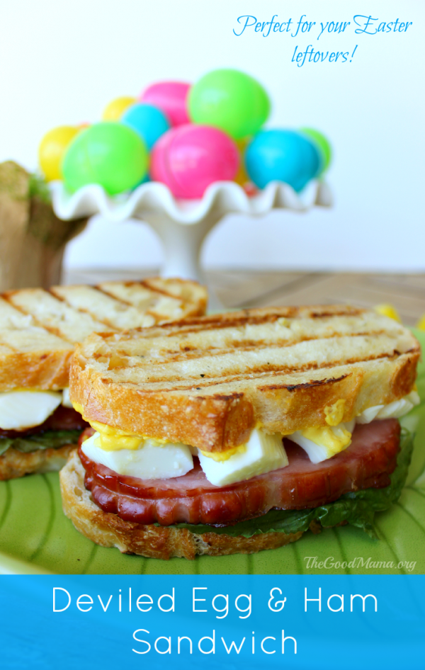 Deviled Eggs and Ham Sandwich Recipe - The Good Mama