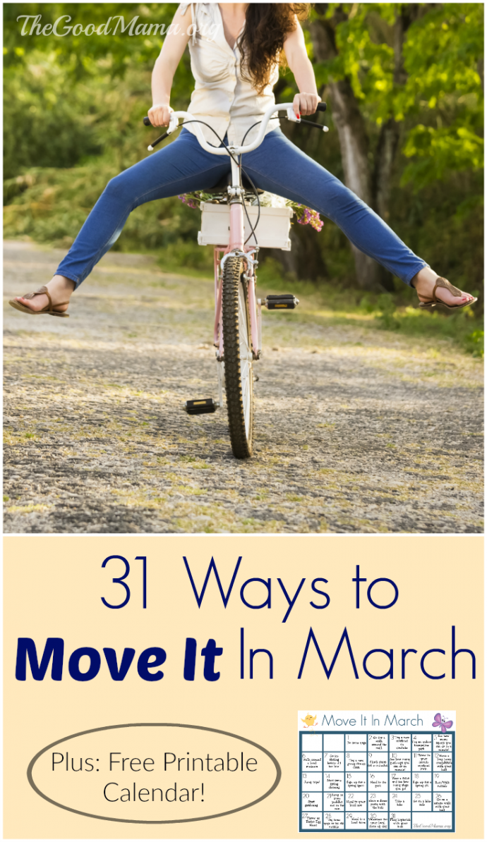 31 Ways to Move It In March - The Good Mama
