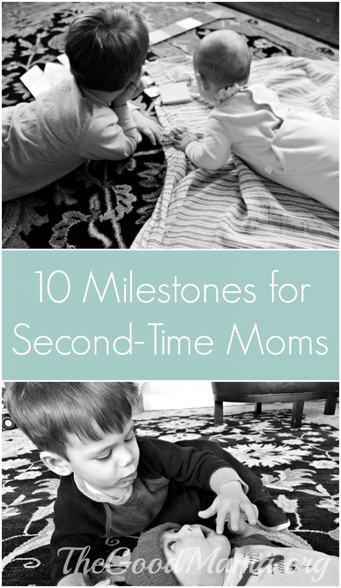 10 Milestones for Second-Time Moms - The Good Mama
